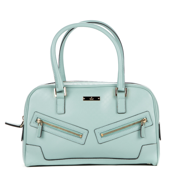 Gucci | Bags | Gucci Mini Boston Bag In Light Blue Microguccissima ...